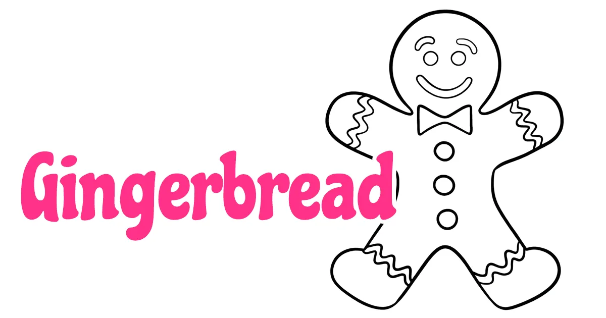 63 Free Gingerbread Coloring Pages – Gingerbread Men, Houses & Holiday ...