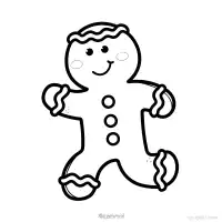 63 Free Gingerbread Coloring Pages – Gingerbread Men, Houses & Holiday ...