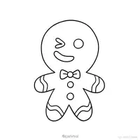 63 Free Gingerbread Coloring Pages – Gingerbread Men, Houses & Holiday ...