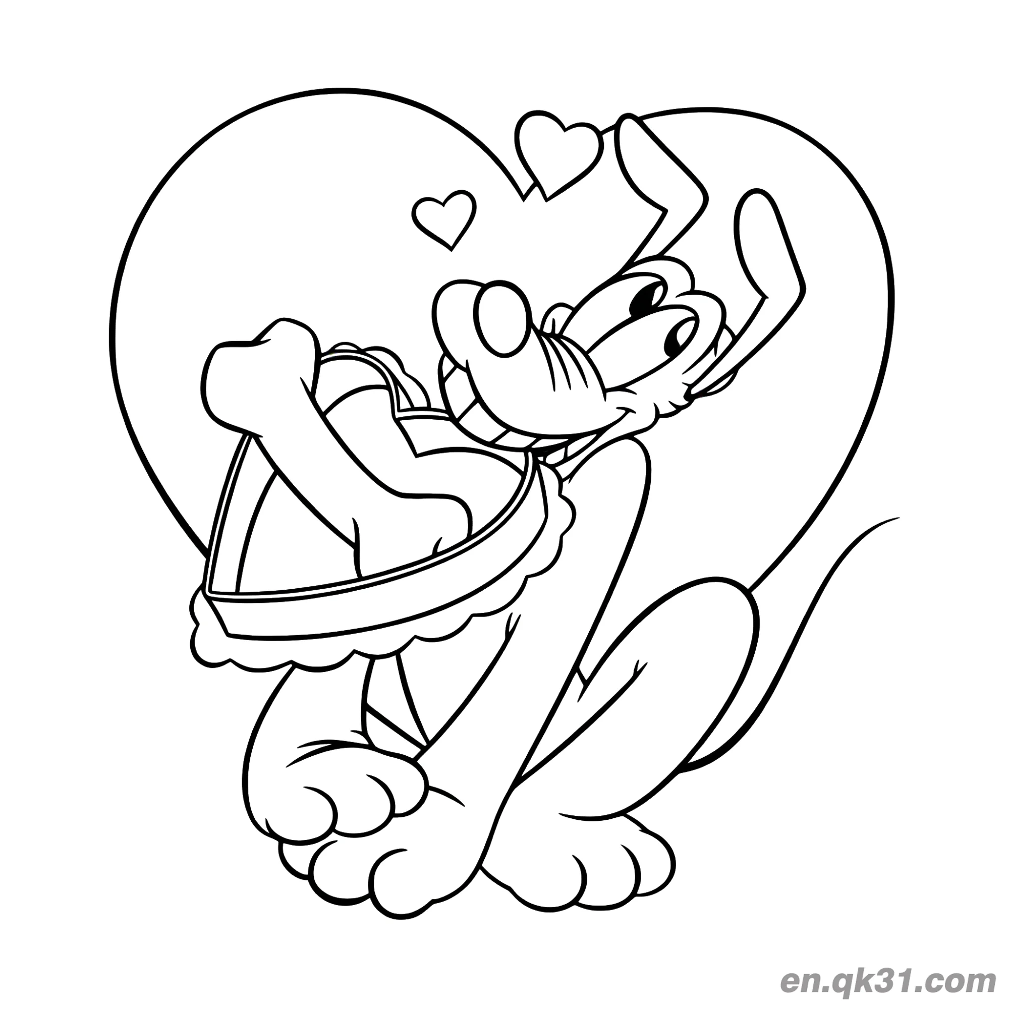 情人节,情侣,拥抱,爱情|儿童、素描、简笔画、在线免费图片转素描、简笔画、涂鸦、涂颜色画画、着色画、拼音、字帖、可打印A4涂色图 | 飞鸭工具