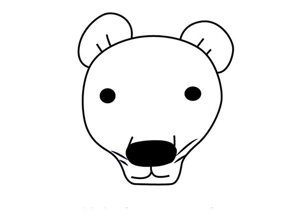 长尾灵猫,学画画,Fossa Face|儿童、素描、简笔画、在线免费图片转素描、简笔画、涂鸦、涂颜色画画、着色画、拼音、字帖、可打印A4涂色图 ...