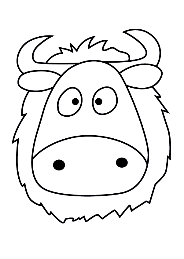 欧洲野牛,学画画,European Bison|儿童、素描、简笔画、在线免费图片转素描、简笔画、涂鸦、涂颜色画画、着色画、拼音、字帖、可打印 ...